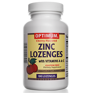 Optimum Zinc Lozenges with Vitamin A and C | 100 tablets – Wellspring Meds