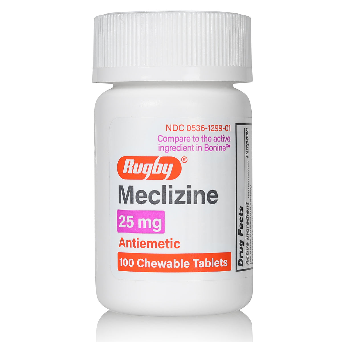 Rugby Antiemetic Tablets | Meclizine HCl 25mg | 100 Ct – Wellspring Meds