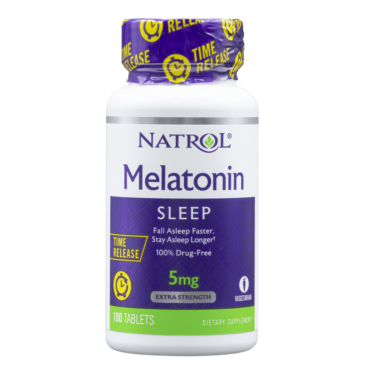 Natrol Time Release Tablets | Melatonin 5mg | 100 Ct – Wellspring Meds